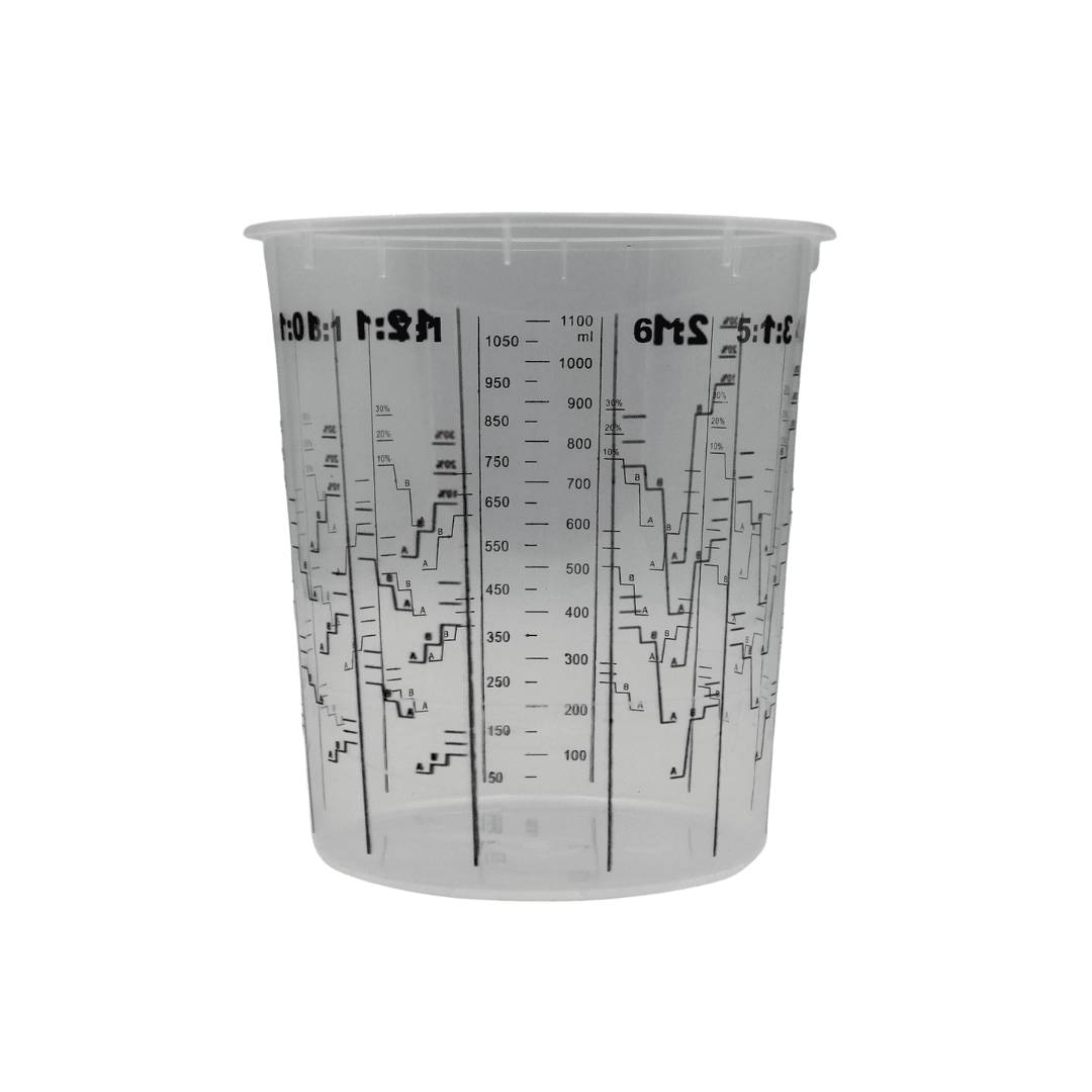1100ml Calibrated Mixing Cup - Pack of 5