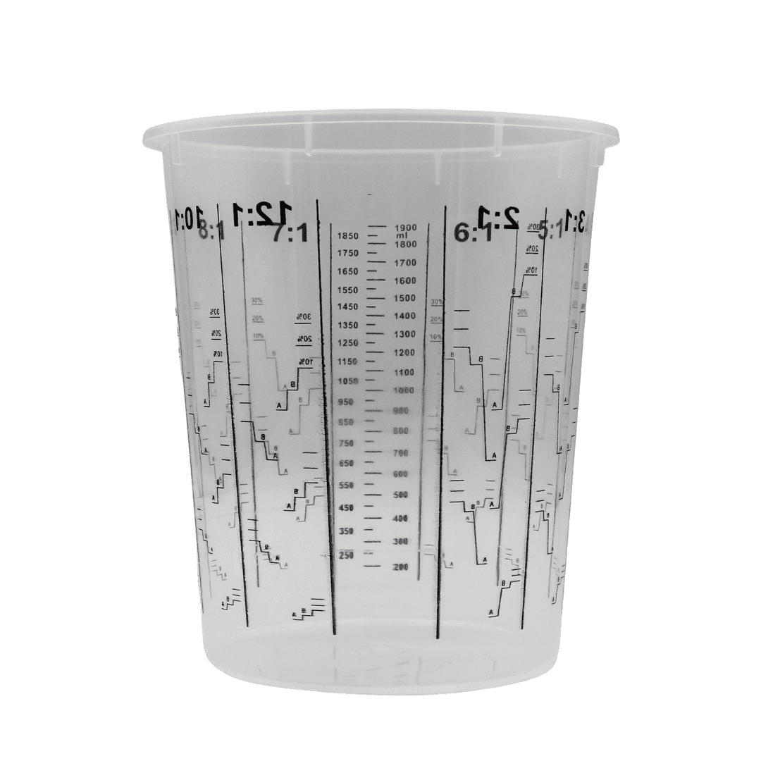 1900ml Calibrated Mixing Cup - Pack of 5