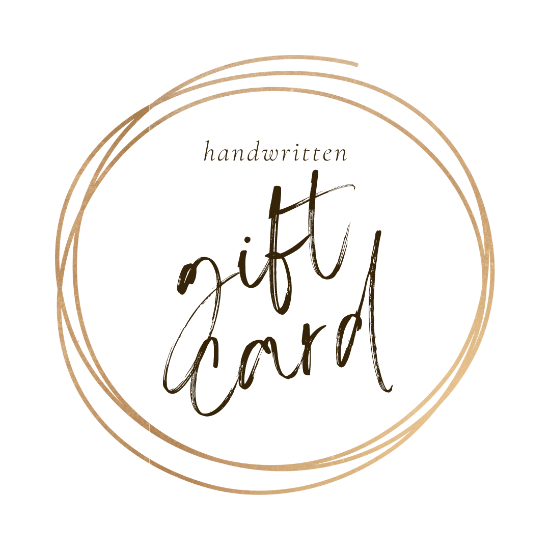Handwritten Gift Card